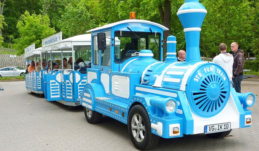 BUMMELZUG | STS Funtrain | Besucherbahn | Elektrobusse Verkauf Vermietung